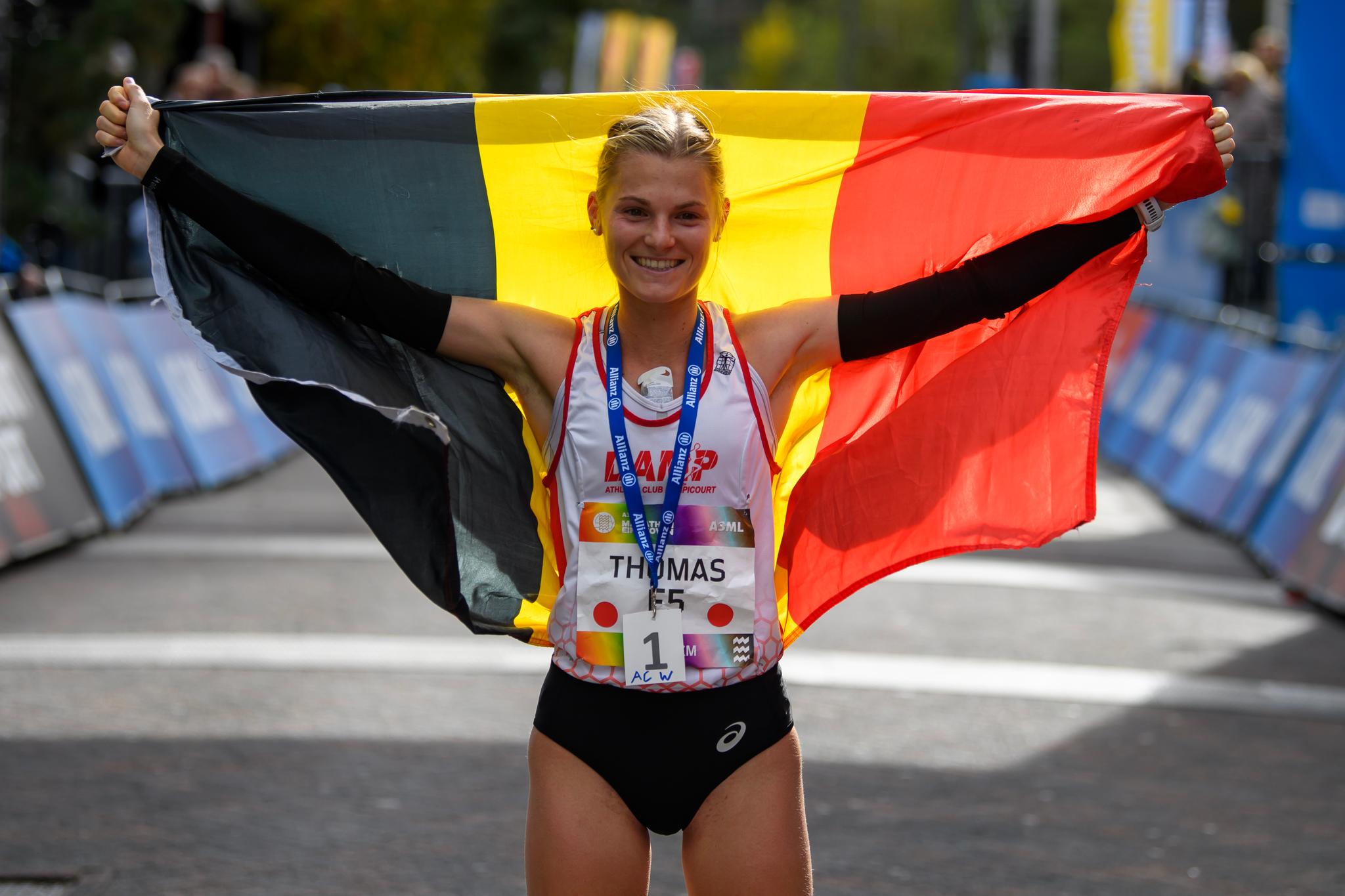 Juliette Thomas en Thomas De Bock primus op BK marathon in Eindhoven - Atletiek Vlaanderen