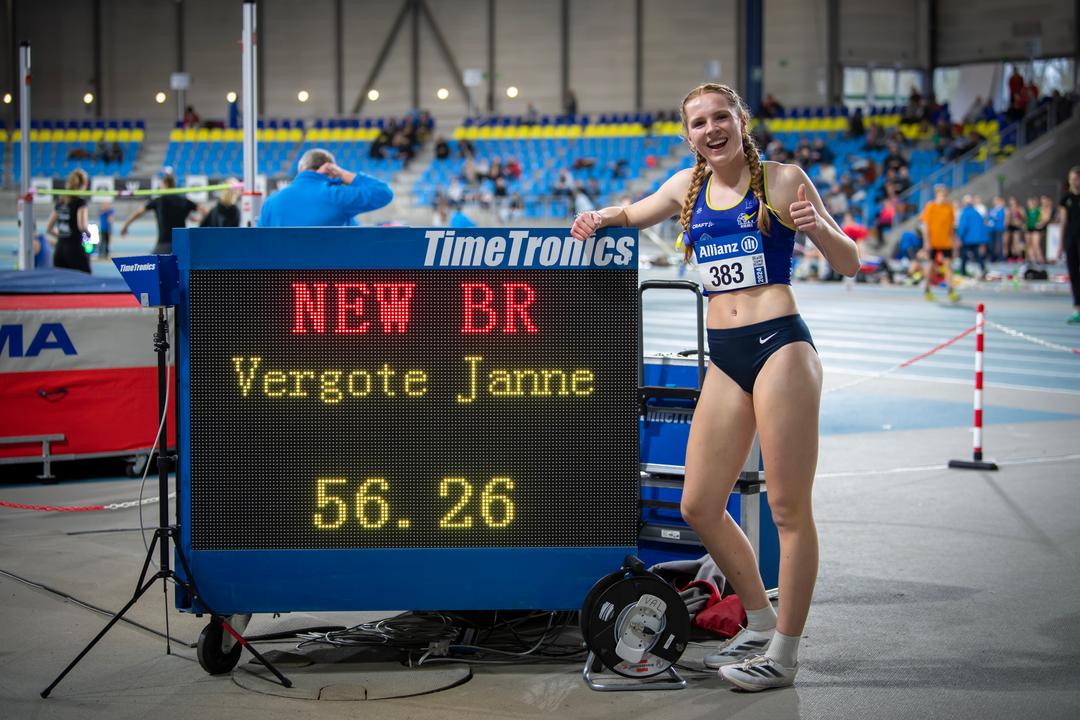 Drie BR's op BK cadetten en scholieren indoor - Atletiek Vlaanderen