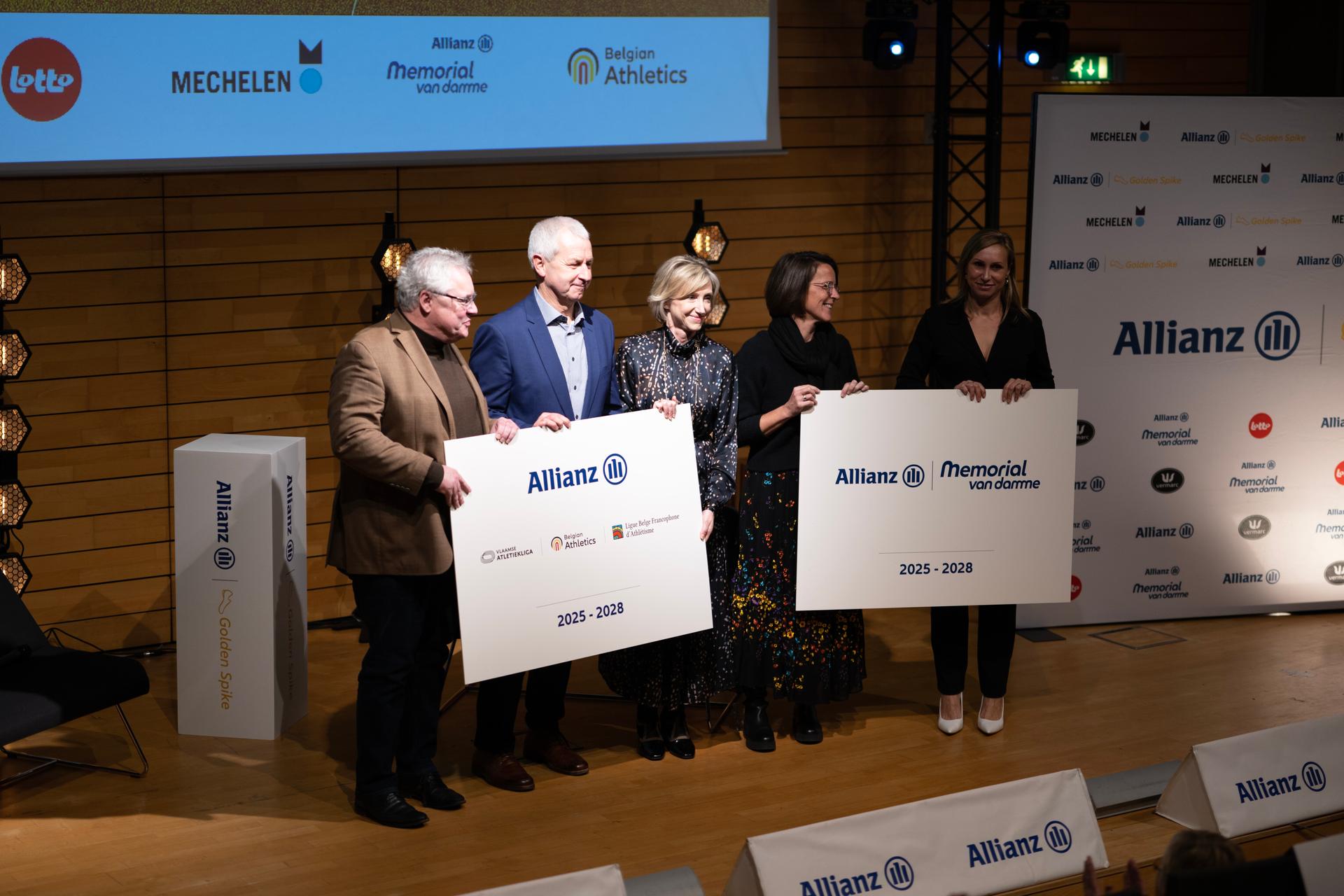 Allianz blijft tot en met 2028 hoofdsponsor - Atletiek Vlaanderen