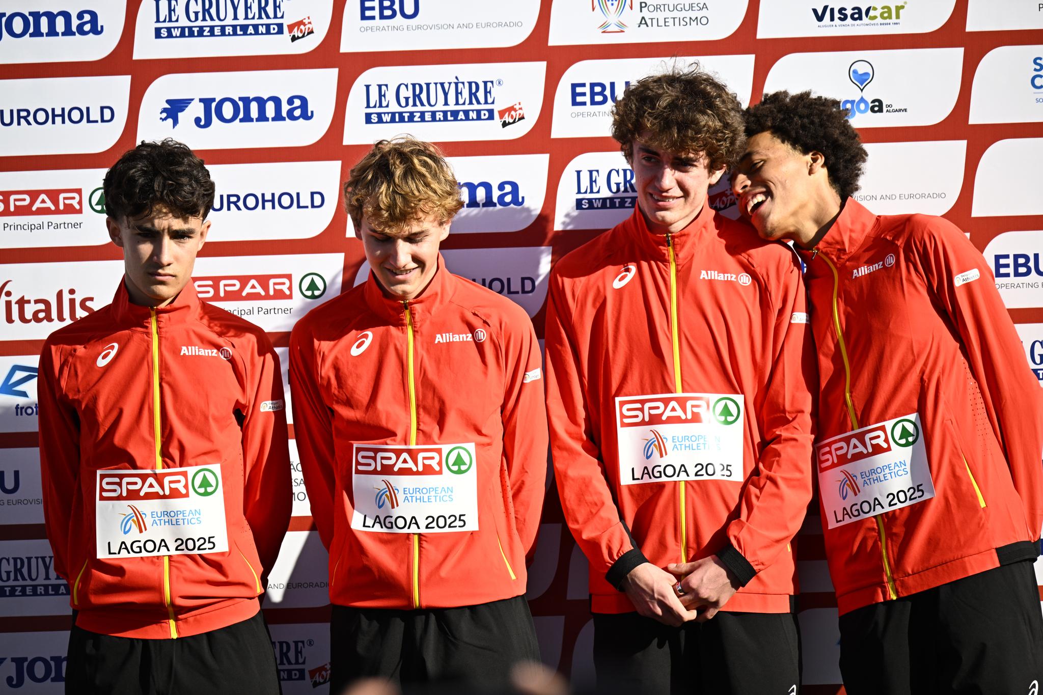 EK veldlopen 3 keer goud!