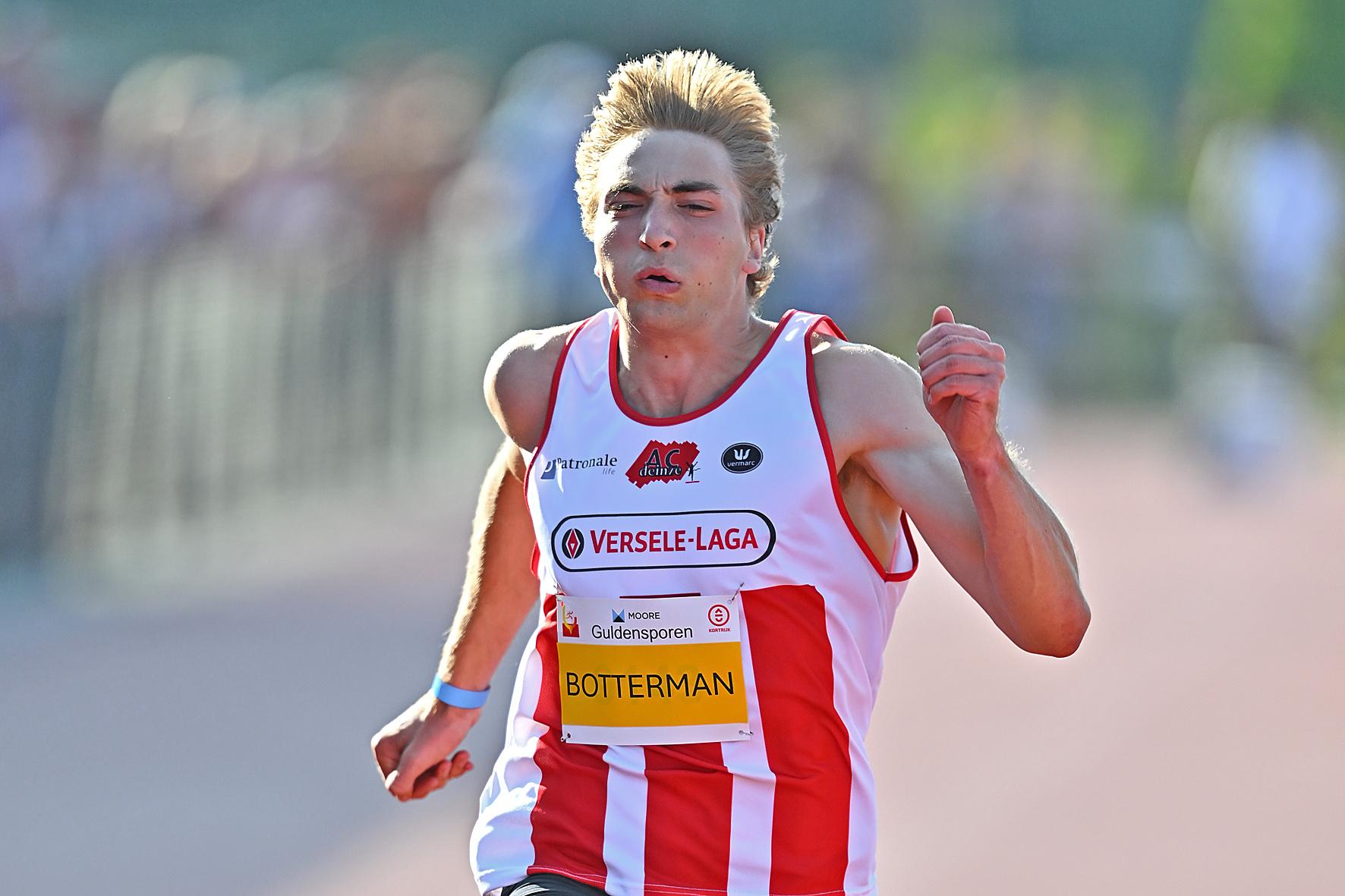 Emiel Botterman verbluffend snel op 100m - Atletiek Vlaanderen